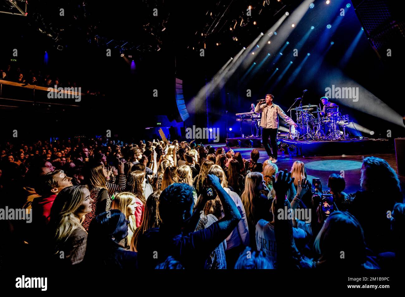 ZWOLLE - Artist Flemming during a performance in pop stage Hedon. After ...