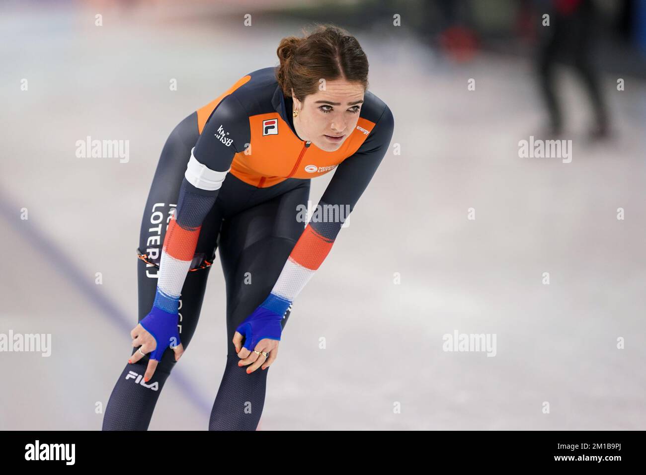 CALGARY, CANADA - DECEMBER 11: Isabel Grevelt of The Netherlands after ...
