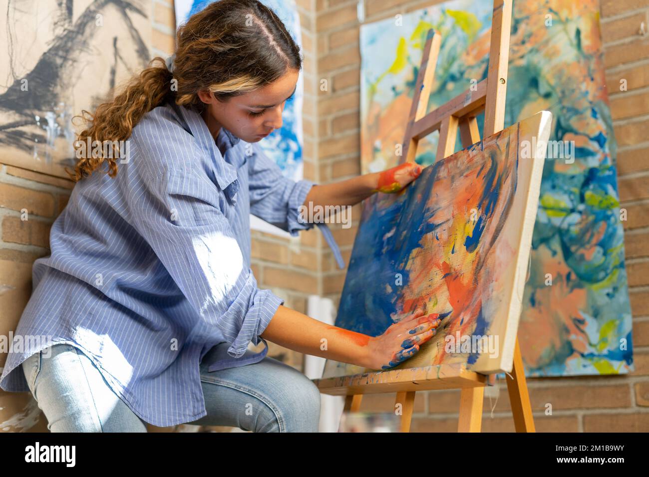 Professional art room in hi-res stock photography and images - Alamy