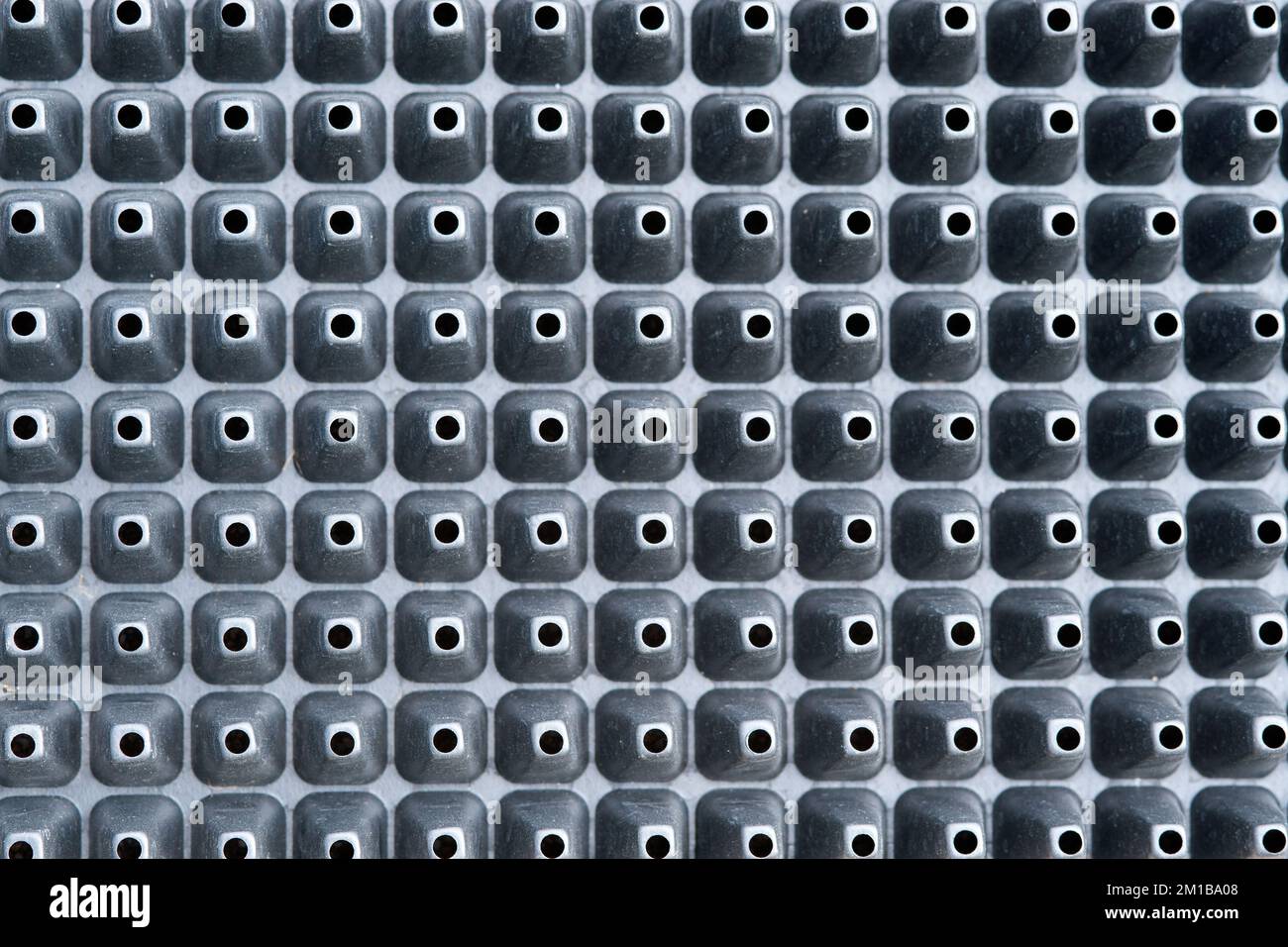 Texture and background of potting shed for seeding plant in a park ...