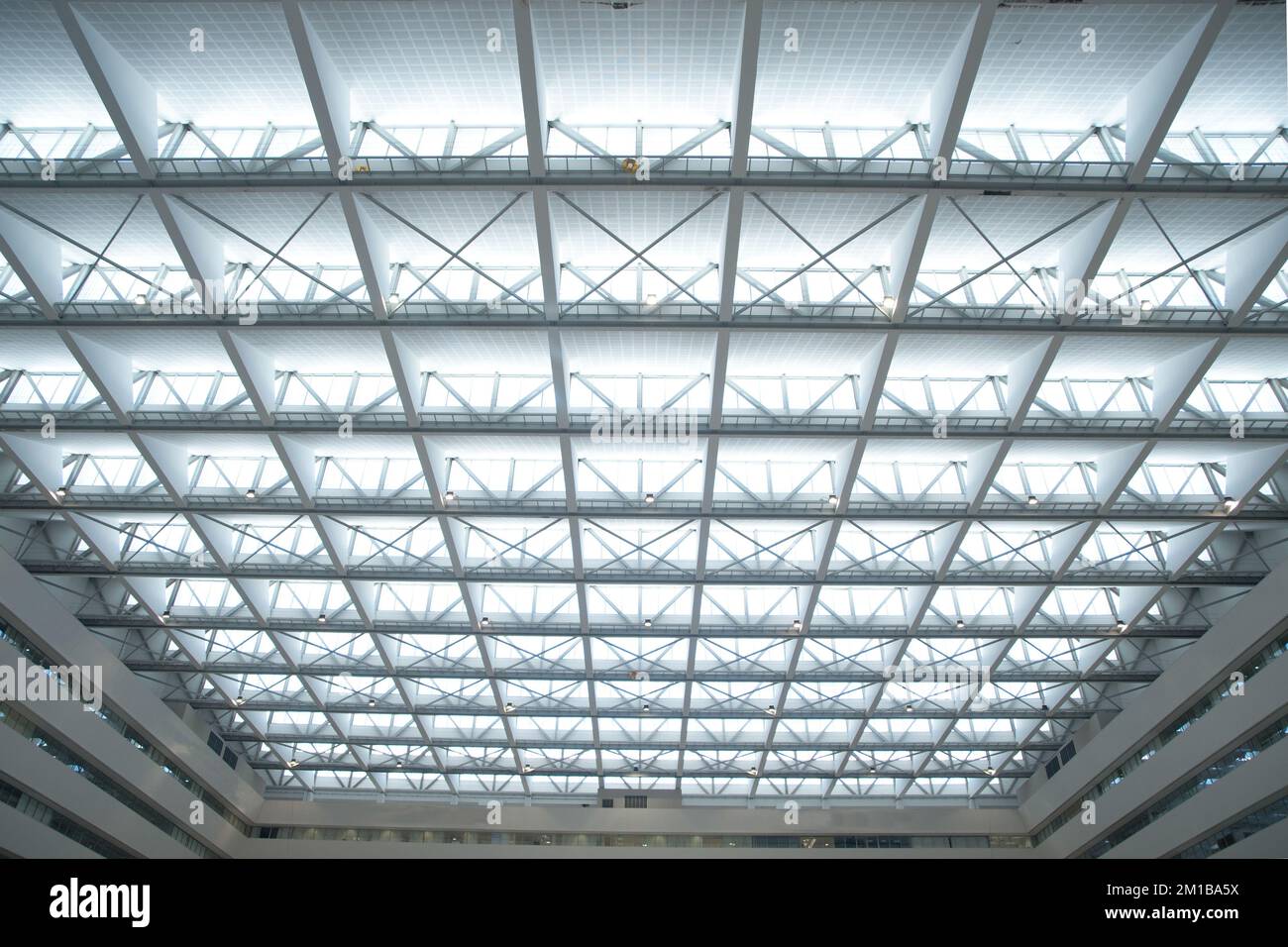 Giant glass roof texture. May be used as a background Stock Photo - Alamy