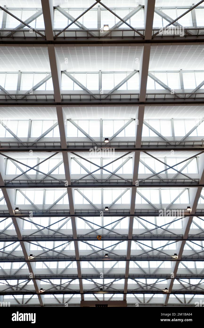 Giant glass roof texture. May be used as a background Stock Photo - Alamy