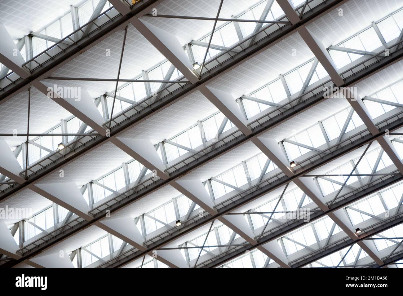 Giant glass roof texture. May be used as a background Stock Photo - Alamy