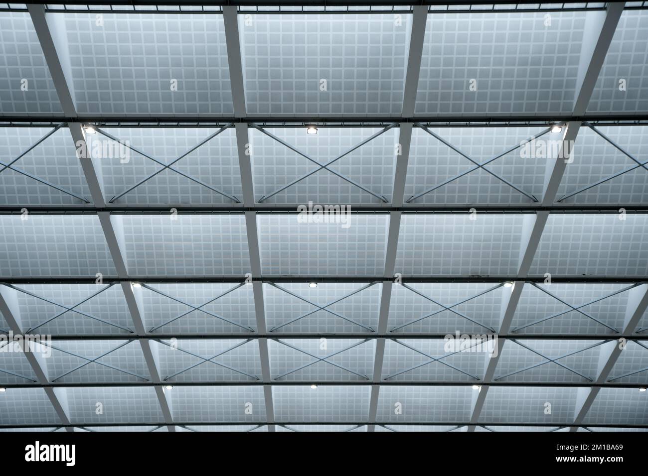 Giant glass roof texture. May be used as a background Stock Photo - Alamy