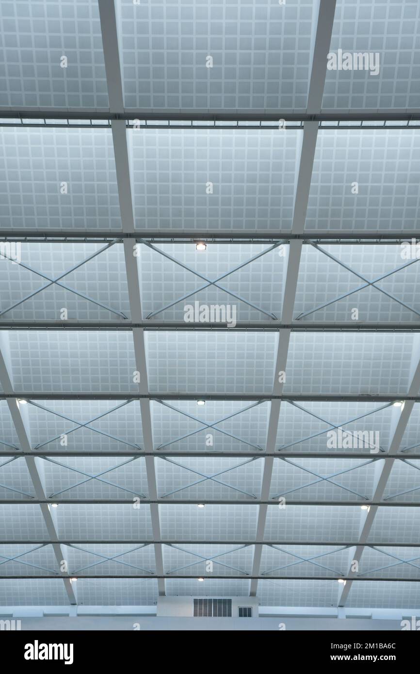Giant glass roof texture. May be used as a background Stock Photo - Alamy