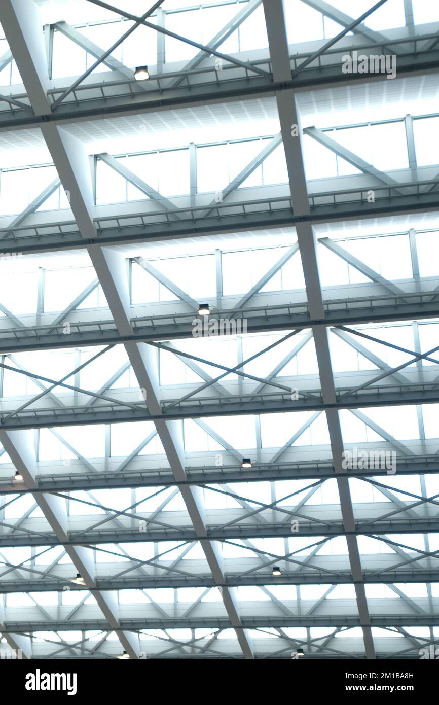 Giant glass roof texture. May be used as a background Stock Photo - Alamy
