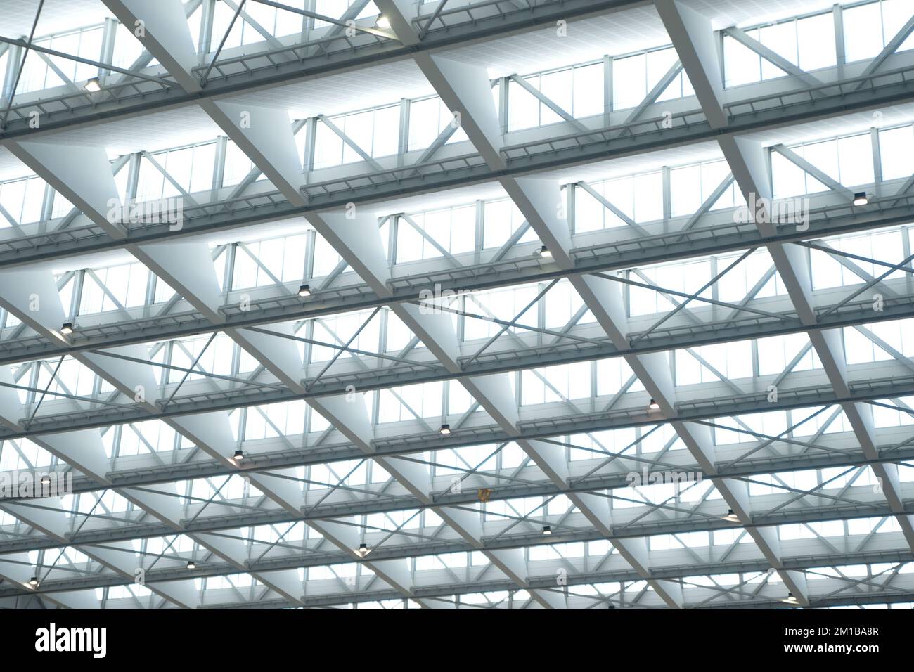 Giant glass roof texture. May be used as a background Stock Photo - Alamy