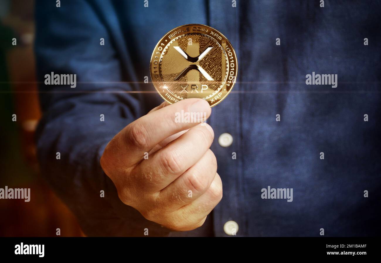 Ripple in hand hi-res stock photography and images - Alamy