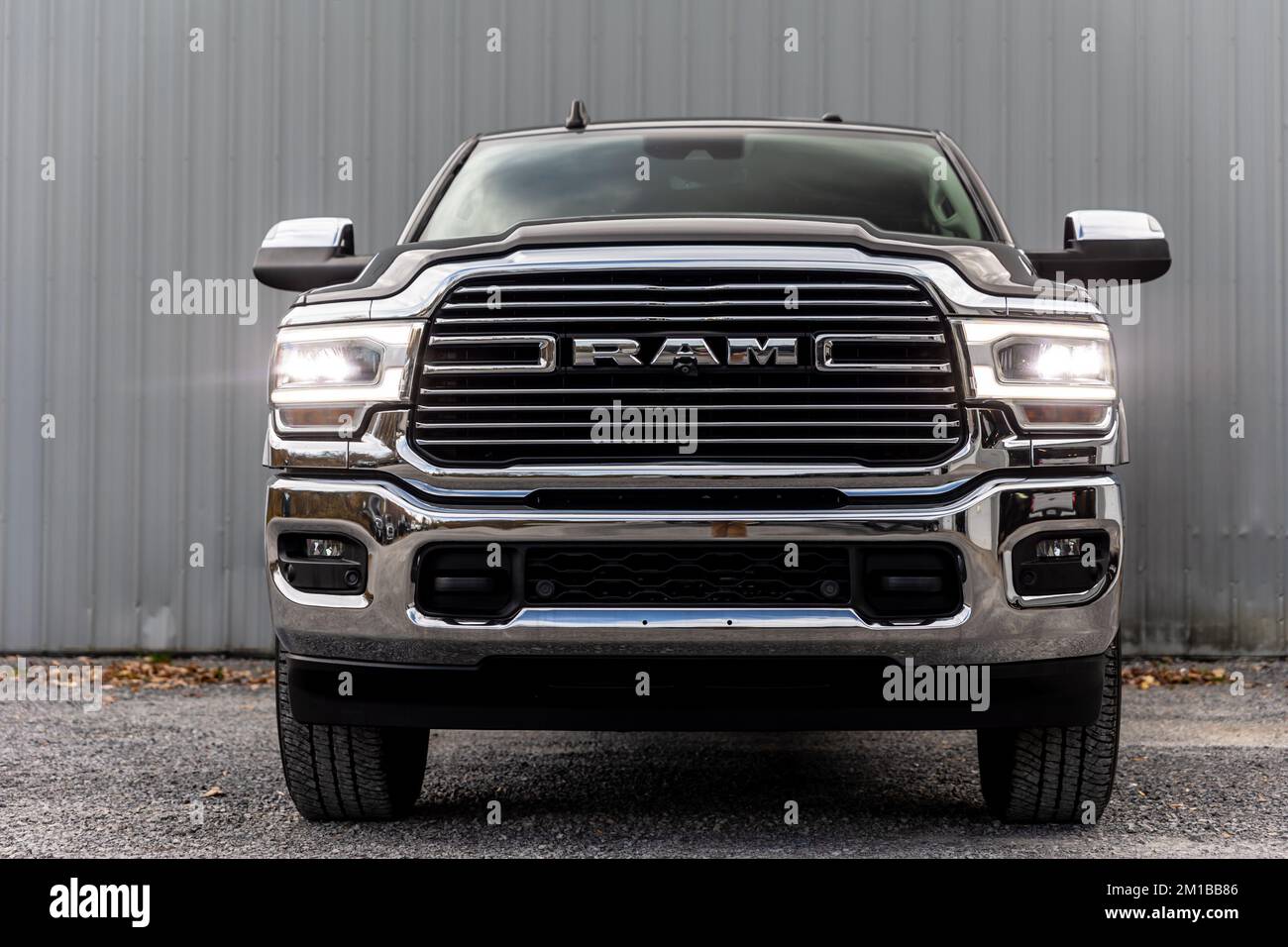 Pick Up Truck Front View