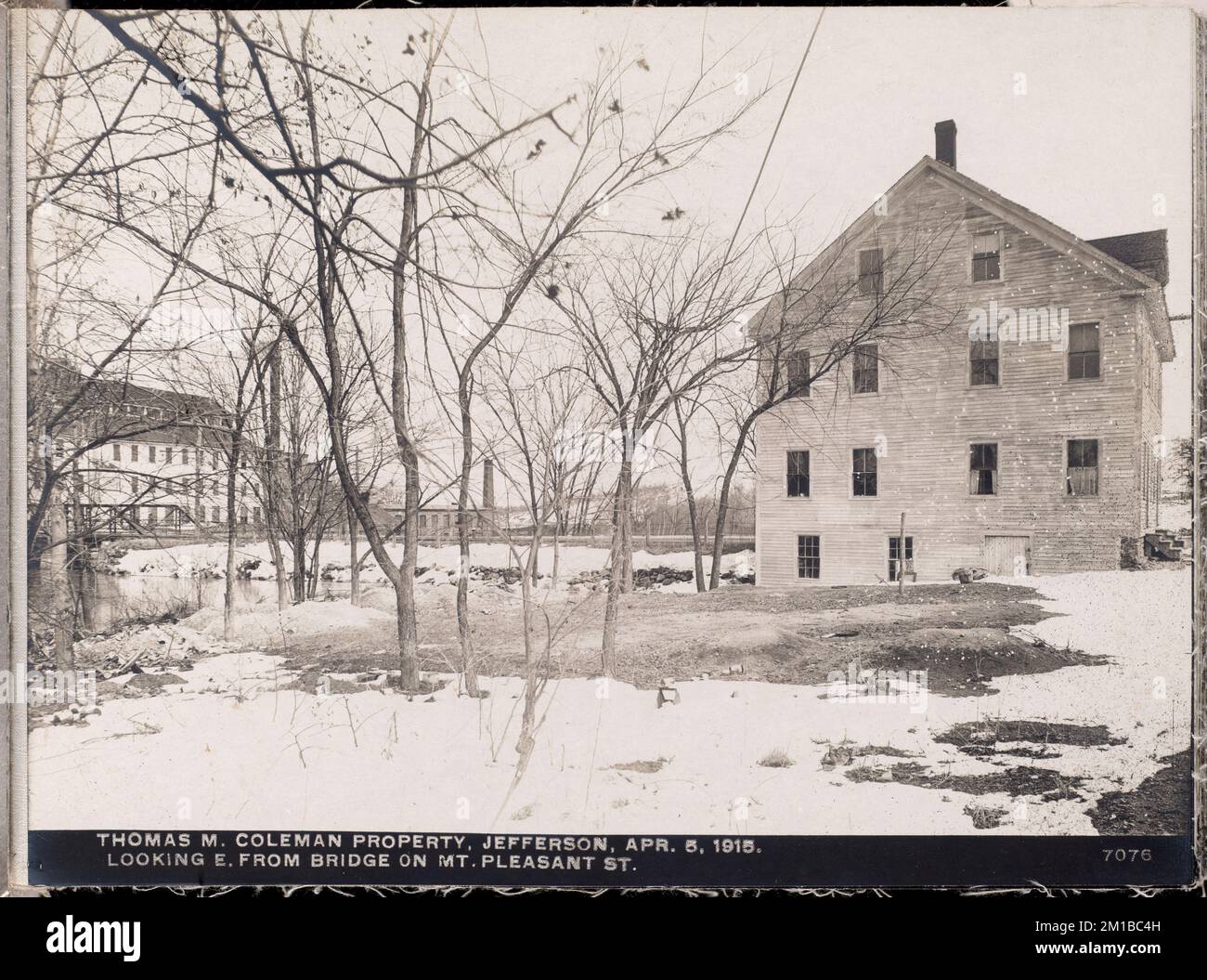 Wachusett Department, Wachusett Reservoir, Thomas M. Coleman's property ...