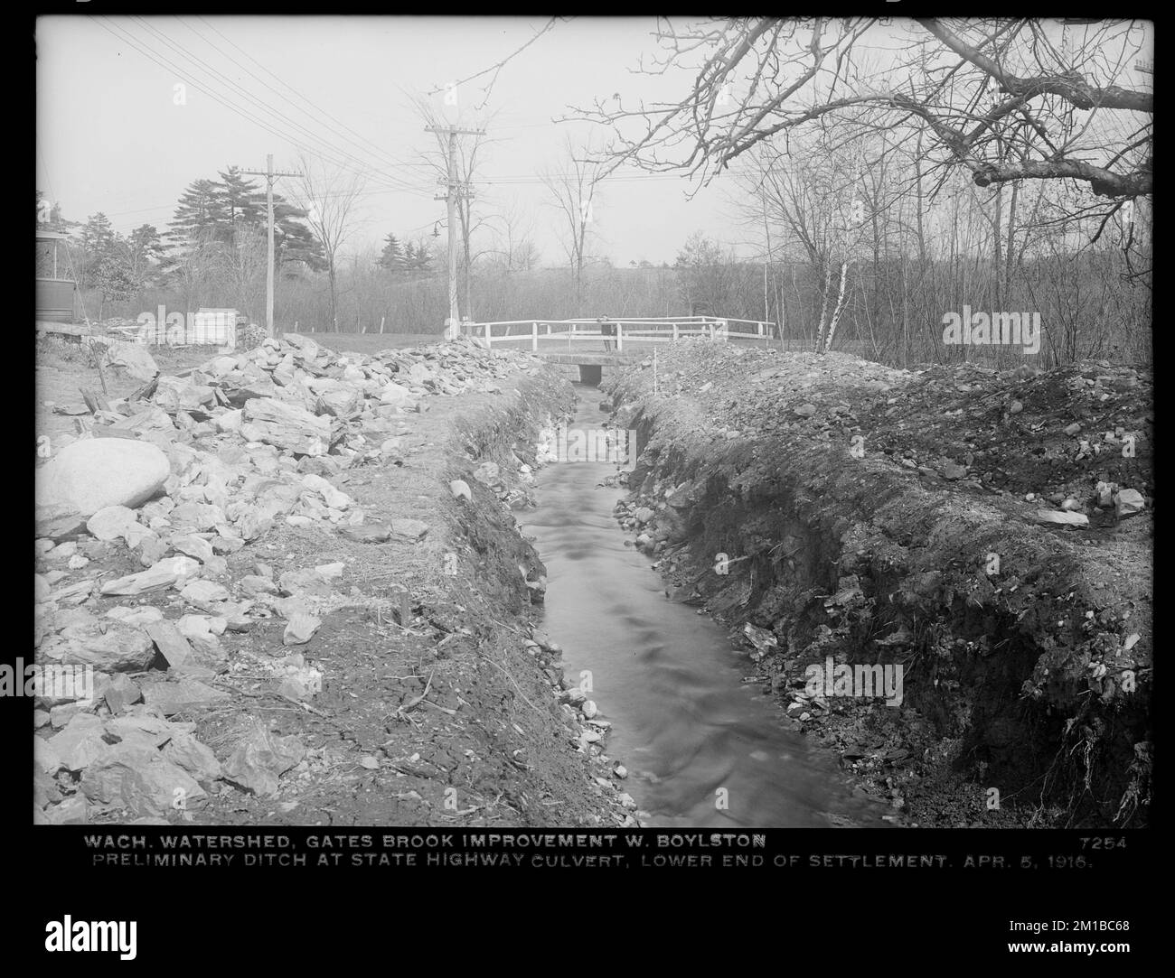 Wachusett Department, Wachusett Watershed, Gates Brook Improvement ...