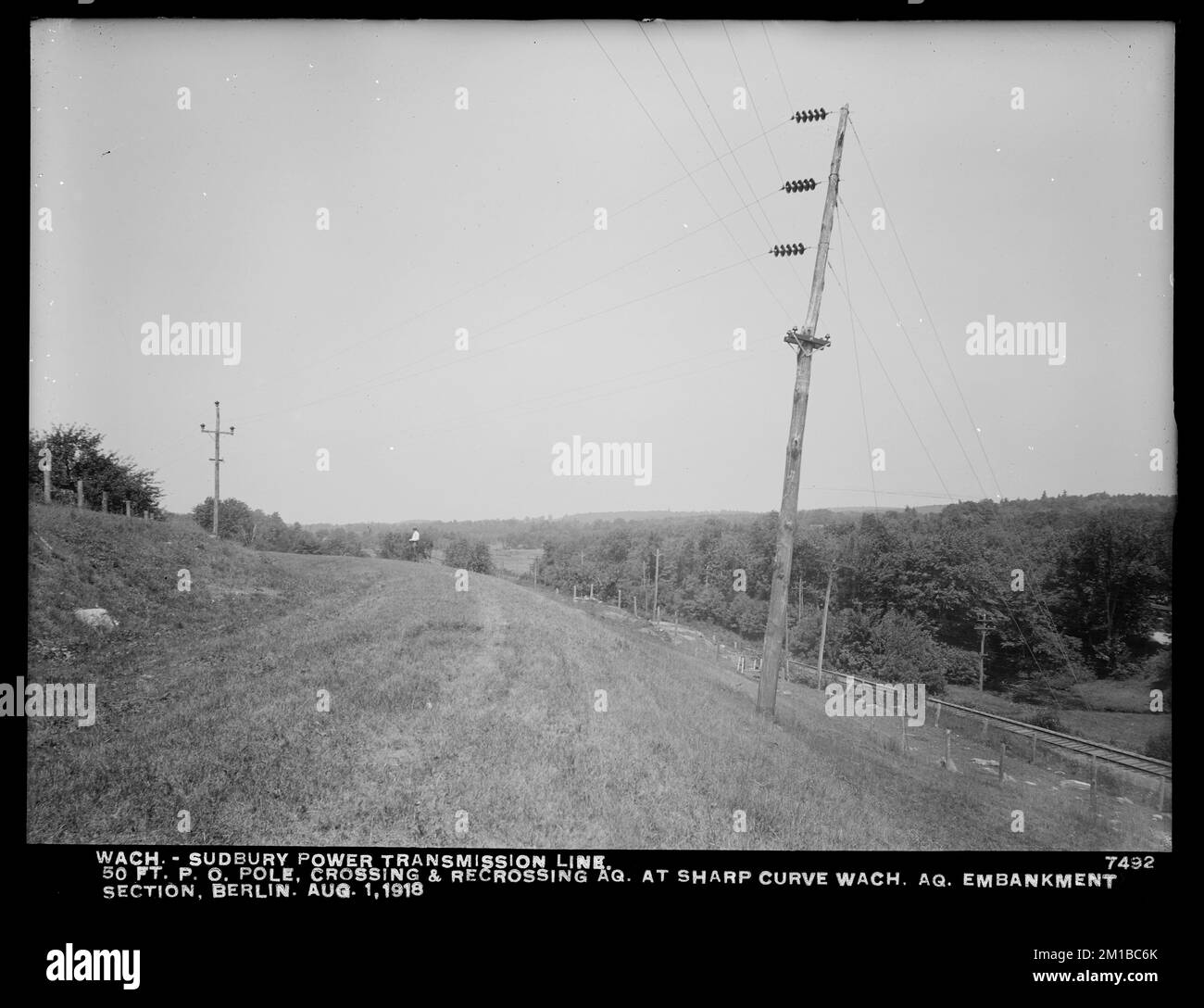 Wachusett Department, Wachusett-Sudbury power transmission line, 50 ...