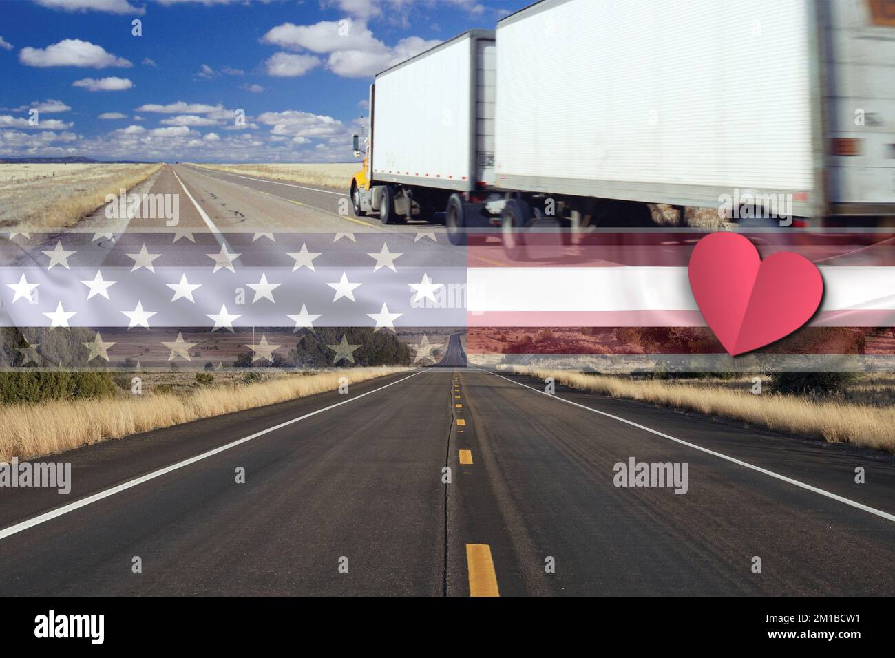 An American myth, one of the very first federal highways to be created ...