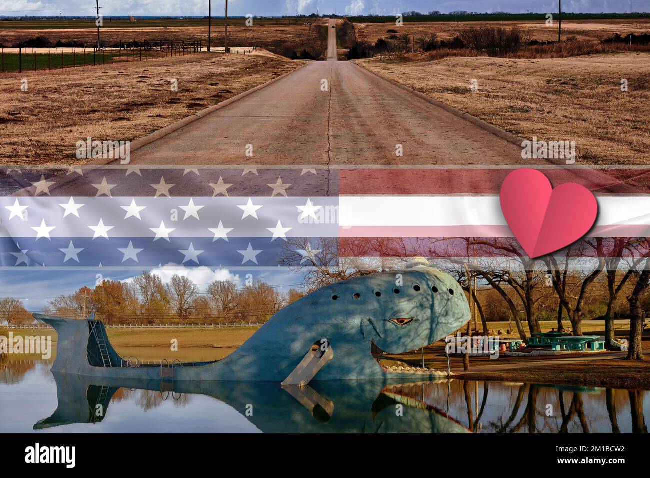 An American myth, one of the very first federal highways to be created ...