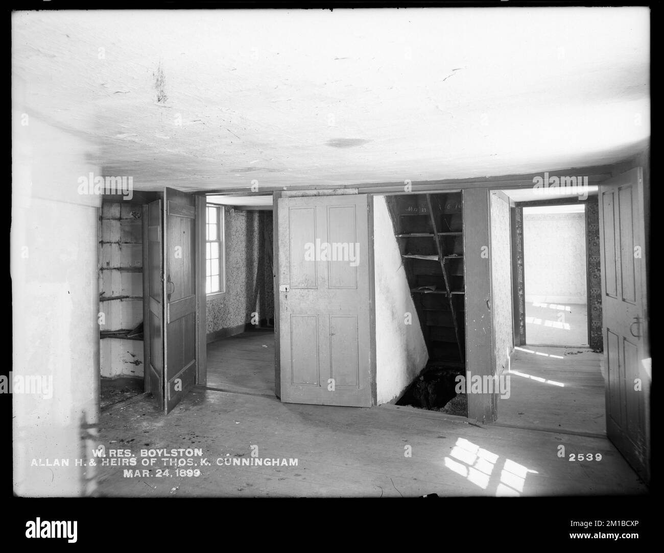 Wachusett Reservoir, Allan H. and Heirs of Thomas K. Cunningham's house ...