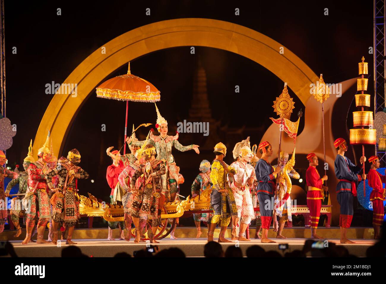 Khon is traditional dance drama art of Thai classical masked, this ...