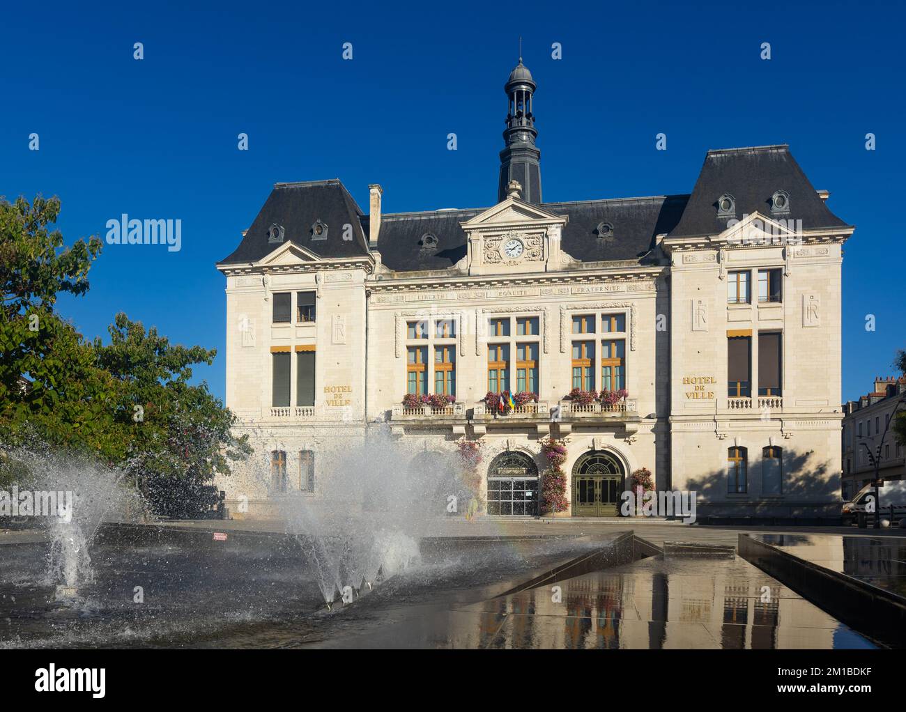 Old town of montlucon hi-res stock photography and images - Alamy