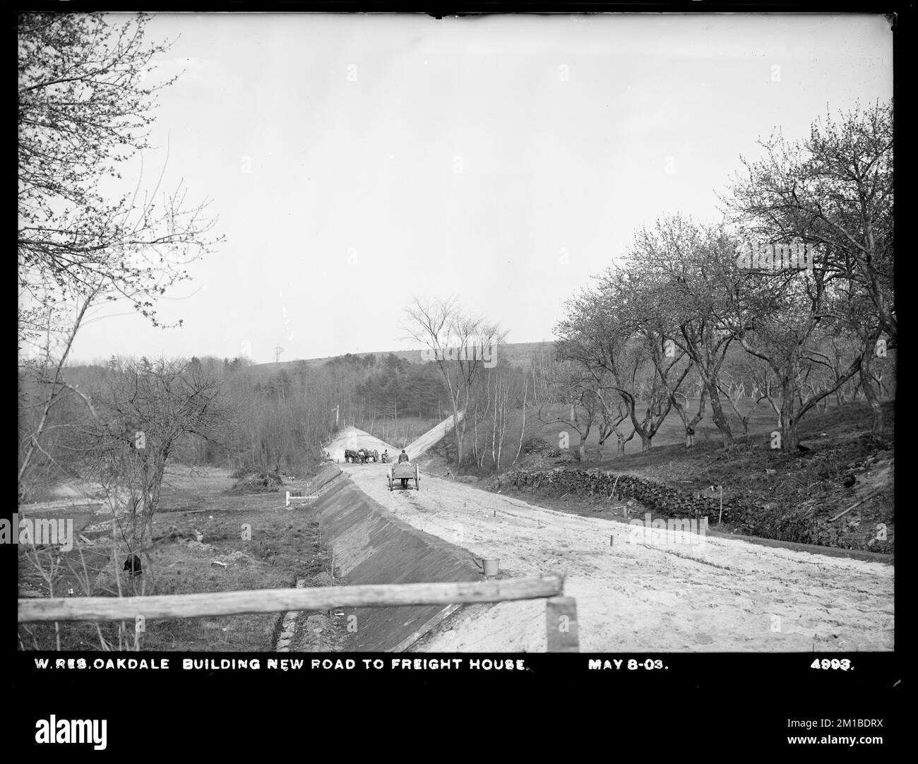 Building new road Black and White Stock Photos & Images - Alamy