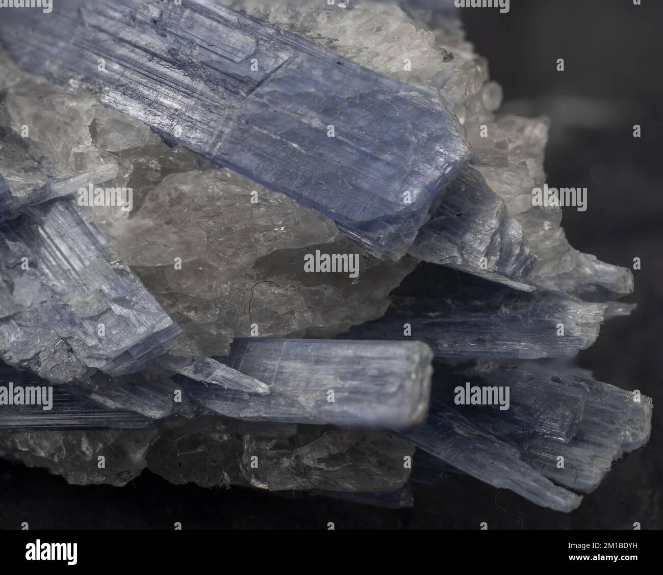 Blue cyanite mineral sample hi-res stock photography and images - Alamy