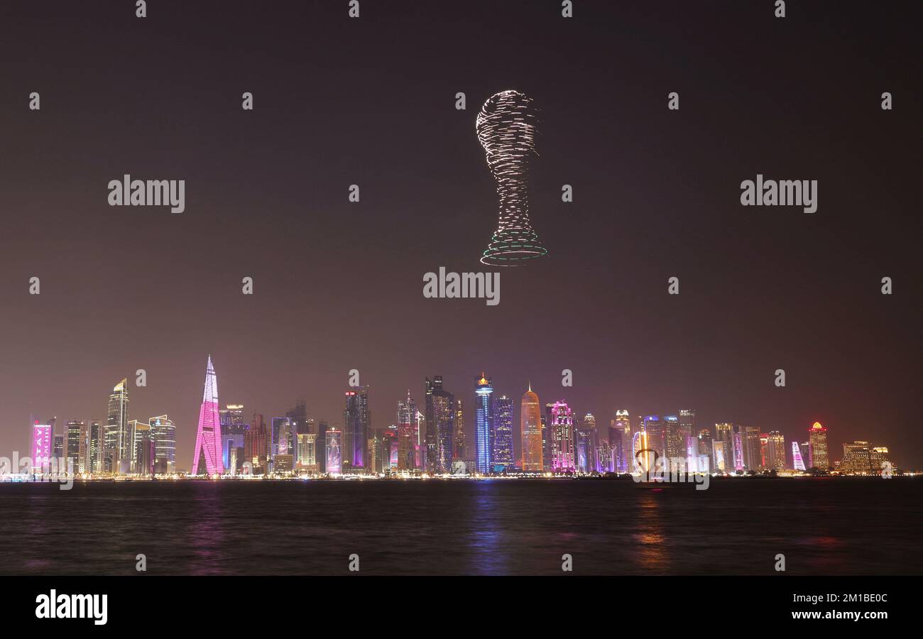 Trophy with doha skyline hi-res stock photography and images - Alamy