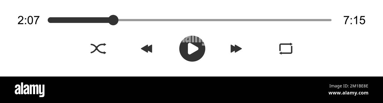 Shuffle playback Stock Vector Images - Alamy