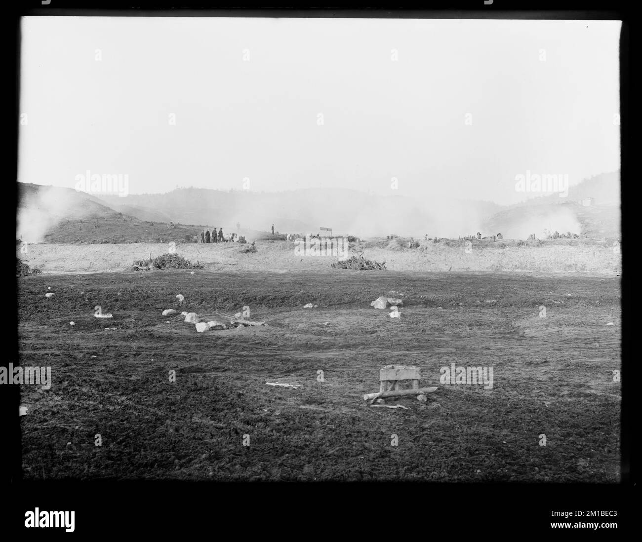 Cleaning construction site Black and White Stock Photos & Images - Alamy