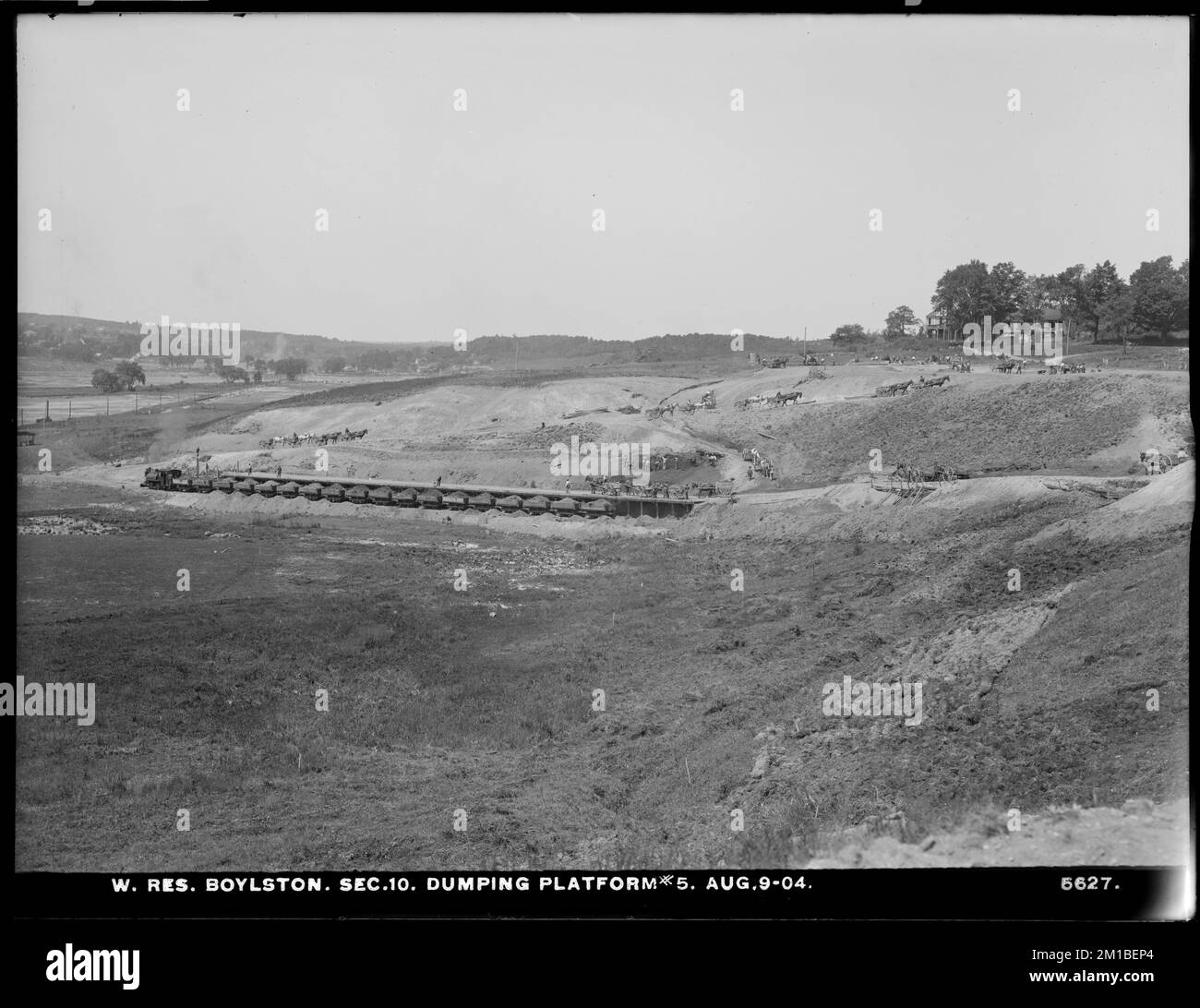 Wachusett Reservoir, Dumping Platform No. 5, Section 10, Boylston, Mass ...