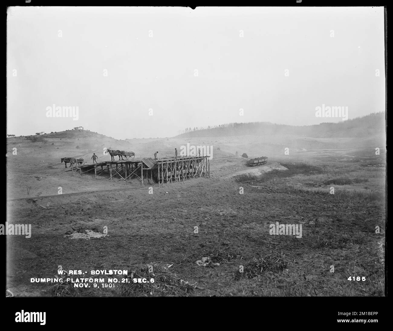 Wachusett Reservoir, Dumping Platform No. 21, Section 6, Boylston, Mass ...