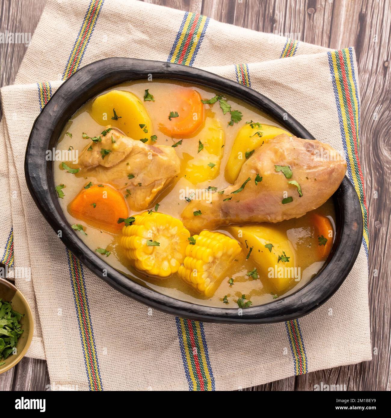 Colombian chicken sancocho - Traditional food Stock Photo - Alamy