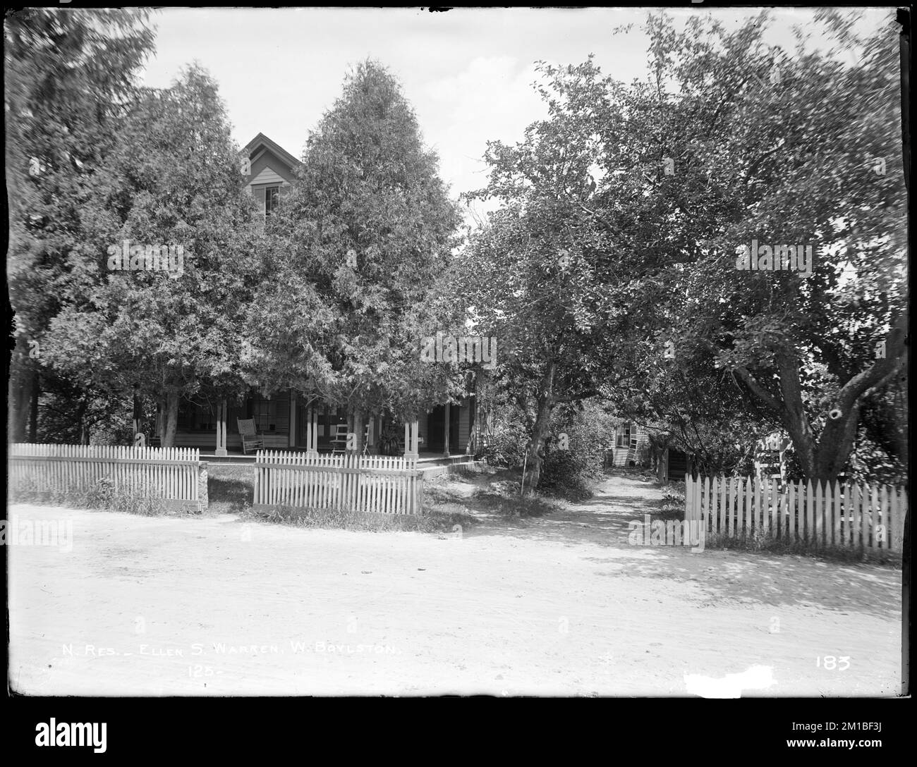Wachusett Reservoir, Ellen S. Warren's house, on east side of Holbrook ...