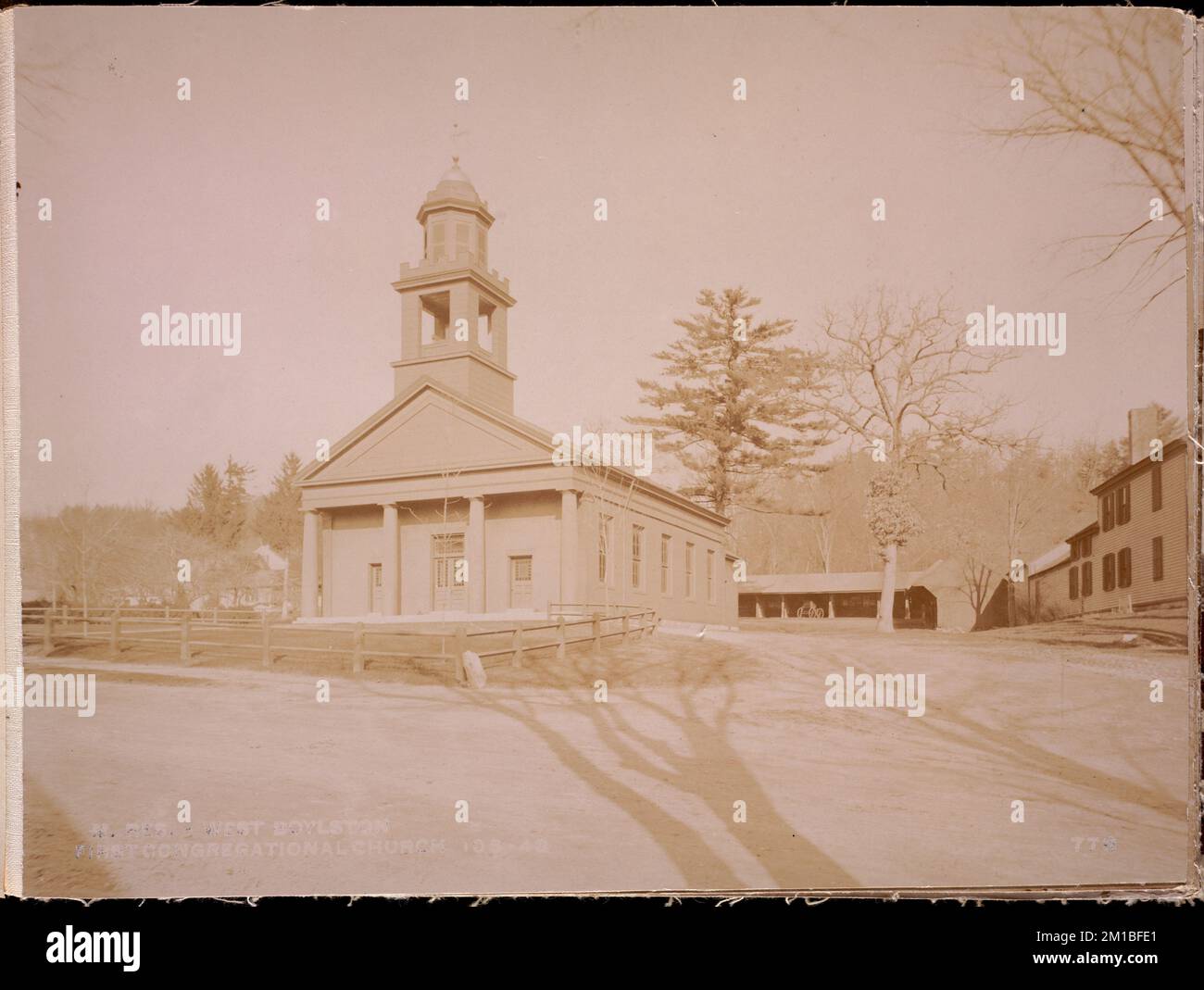 Wachusett Reservoir, First Congregational Church (and Thomas Hall ...