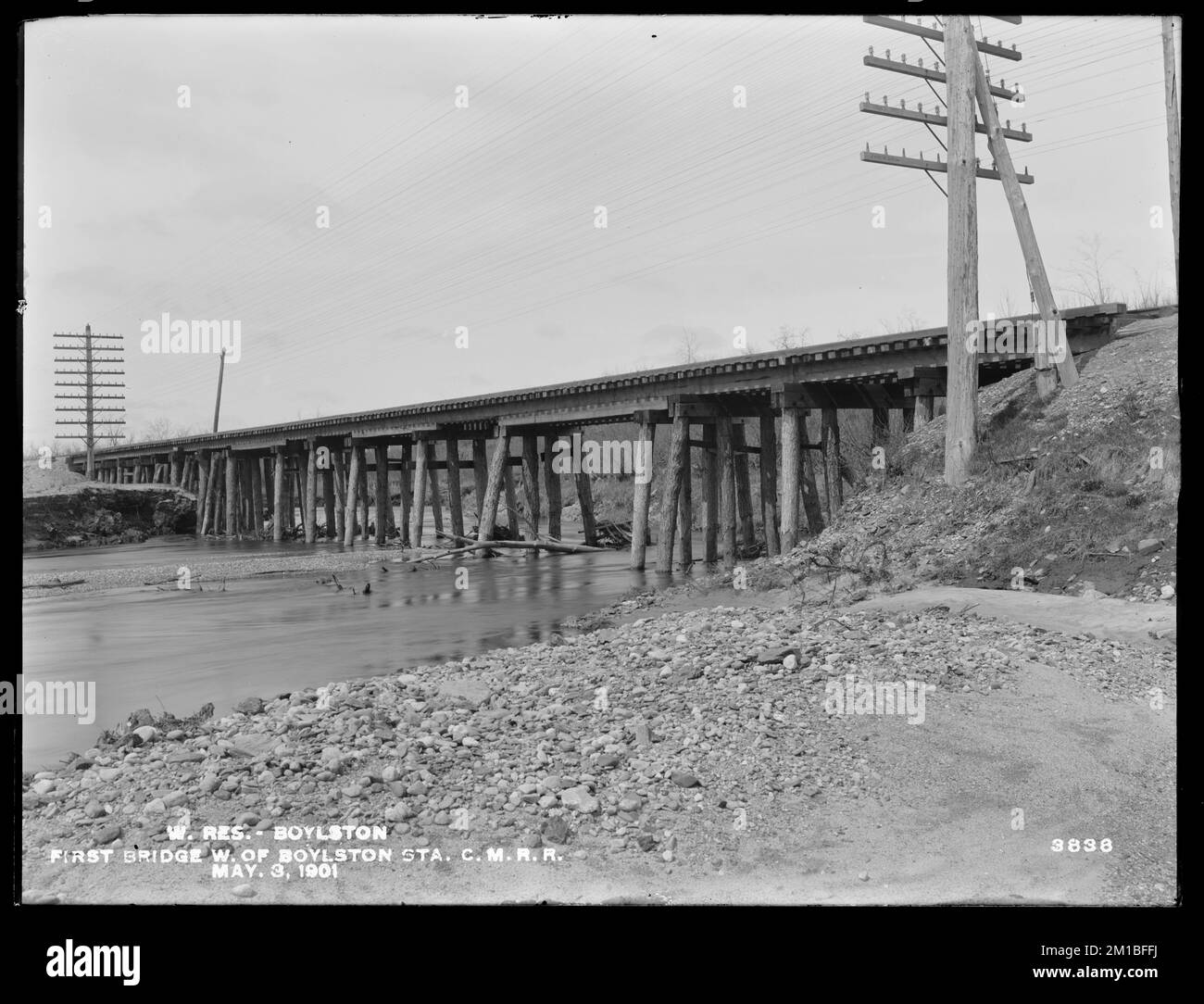 Wachusett Reservoir, first bridge west of Boylston Station on Central ...