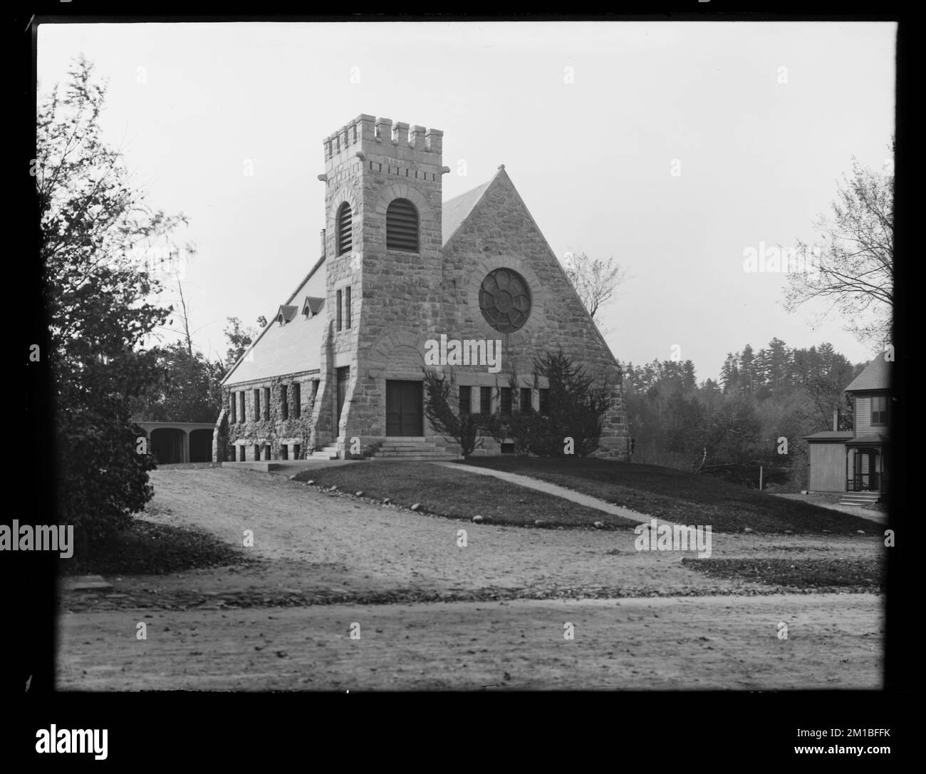 Wachusett Reservoir, First Baptist Church, West Boylston, Mass., Oct ...