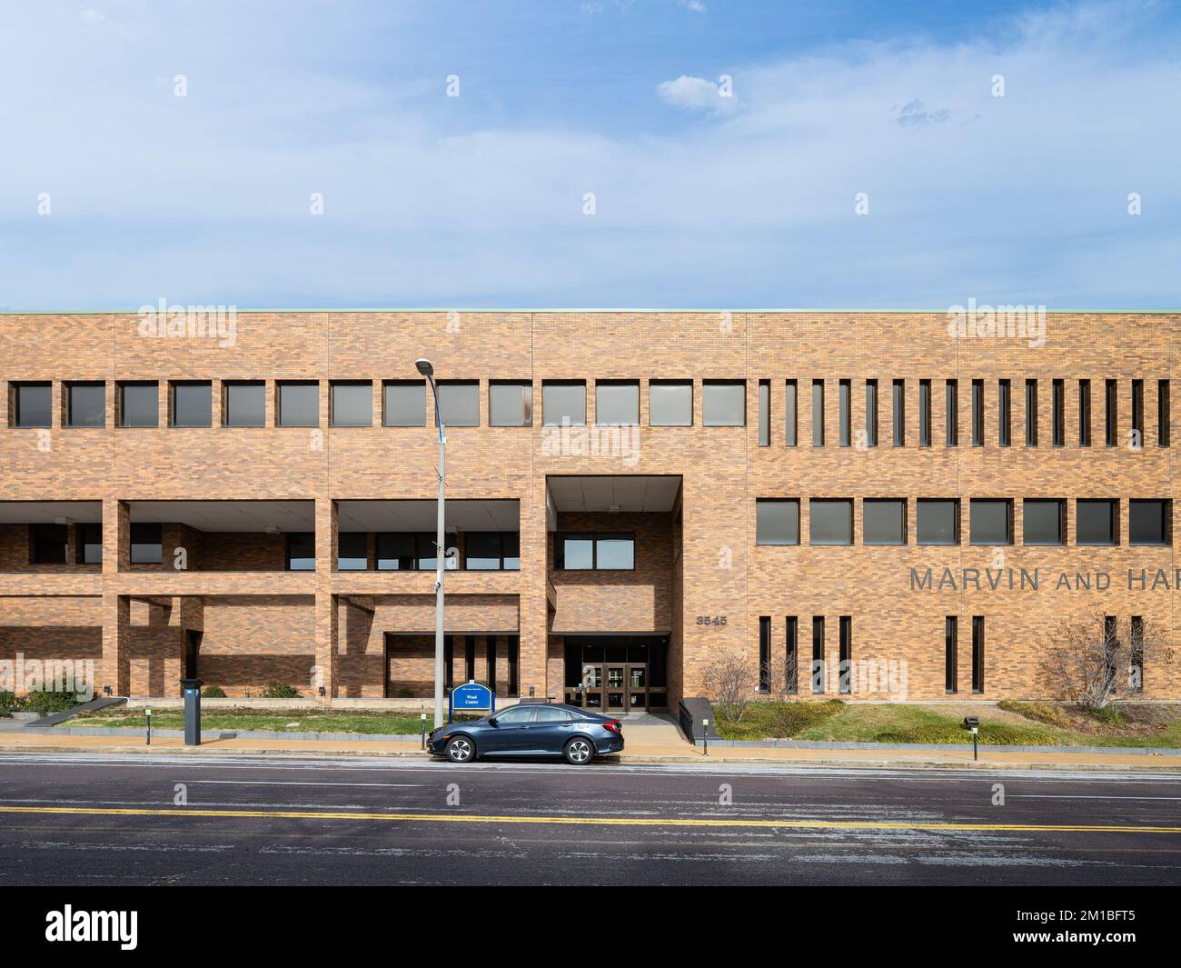 Marvin and Harlene Wool Center at Saint Louis University Stock Photo ...