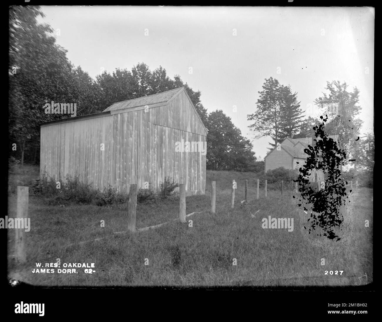 Wachusett Reservoir, James Dorr's buildings, on the easterly end of lot ...