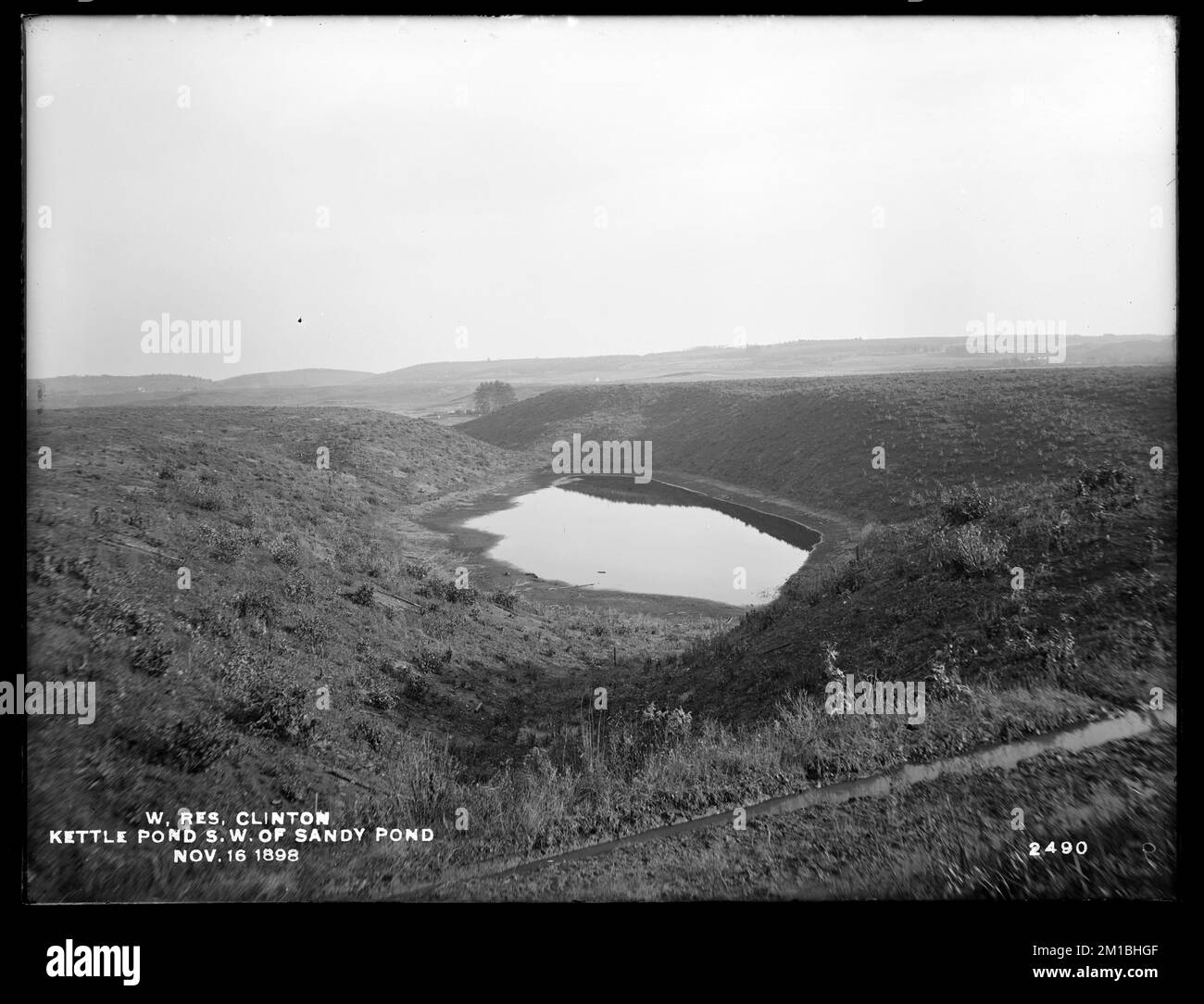 Wachusett Reservoir, Kettle Pond, southwest of Sandy Pond, Clinton ...