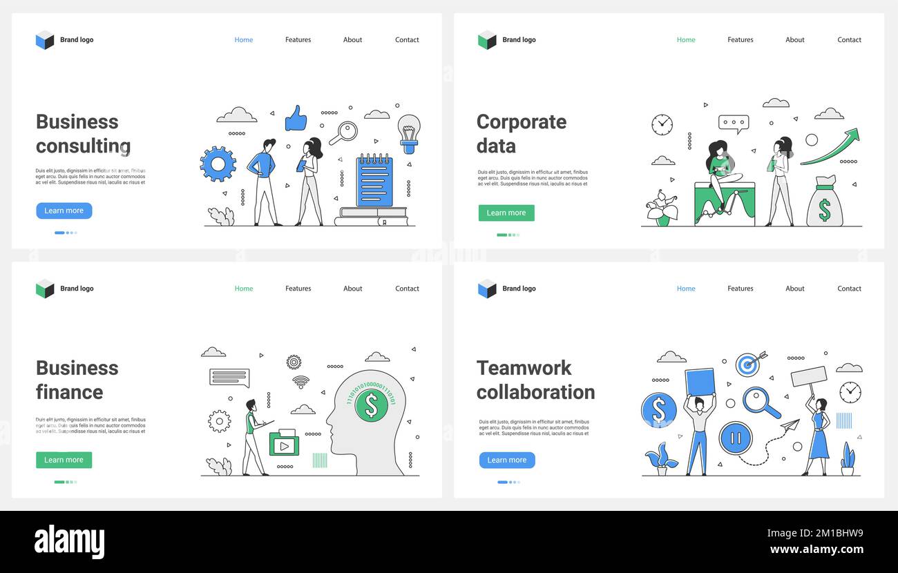 Business and finance consulting, collaboration, partnership and ...