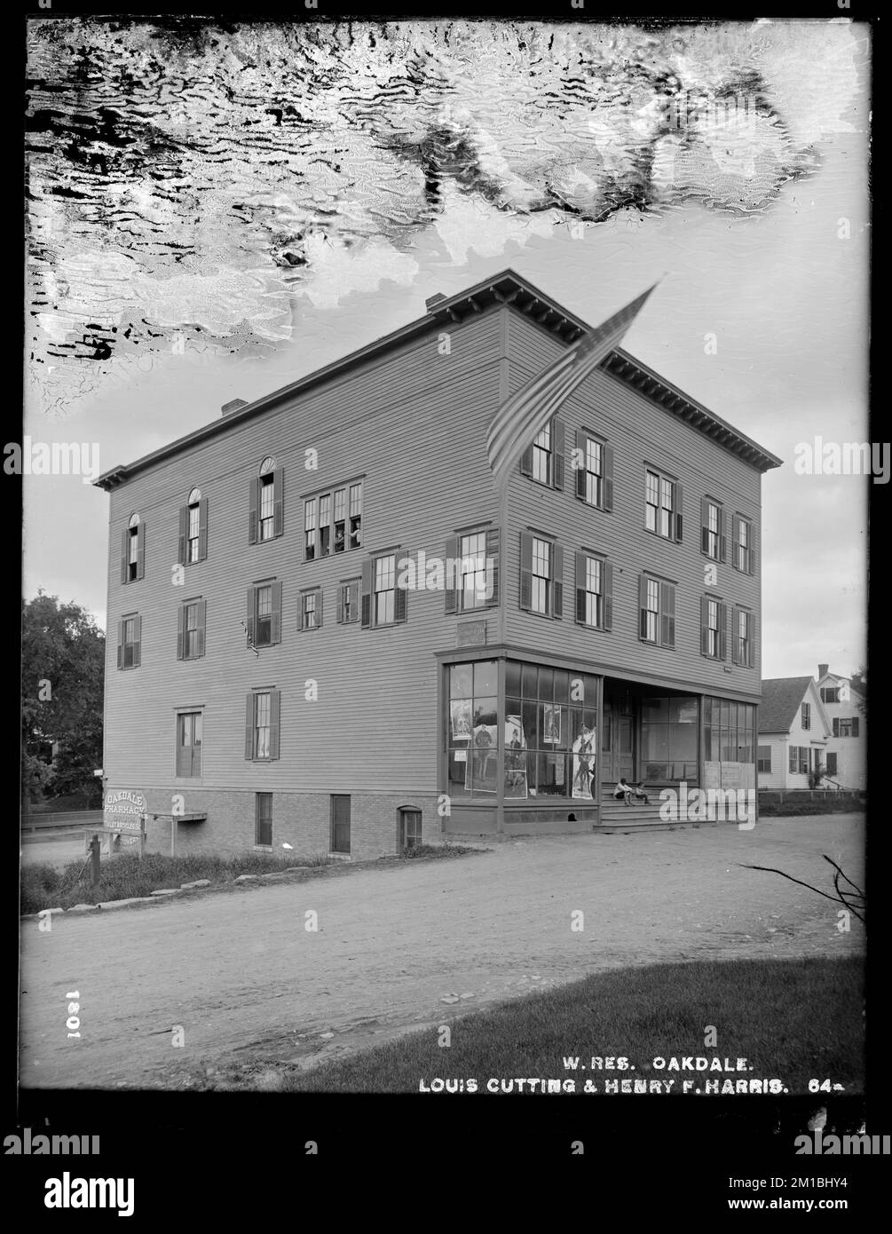 Wachusett Reservoir, Louis Cutting and Henry F. Harris' building, on ...