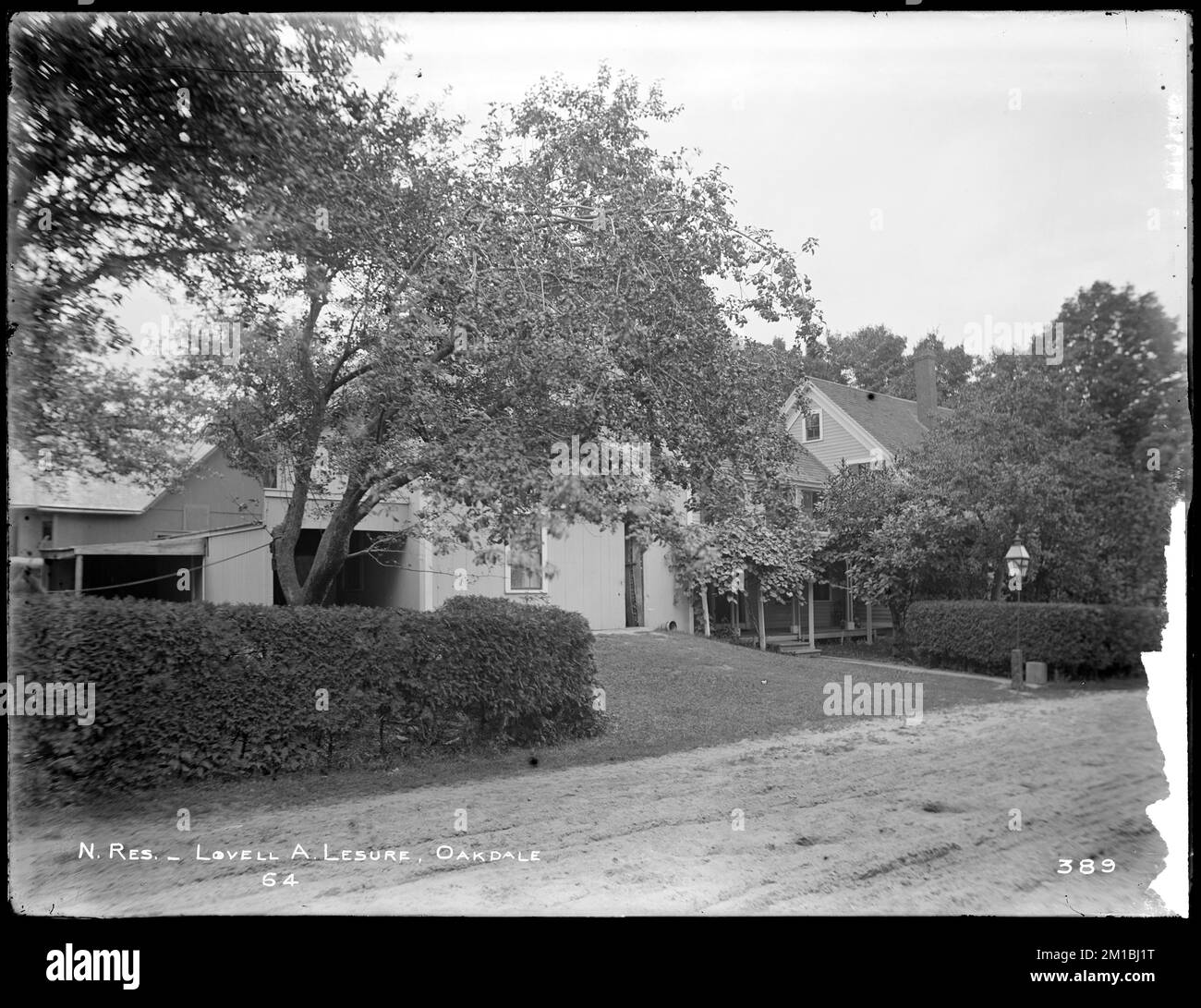 Wachusett Reservoir, Lovell A. Lesure's house, corner of Thomas and ...