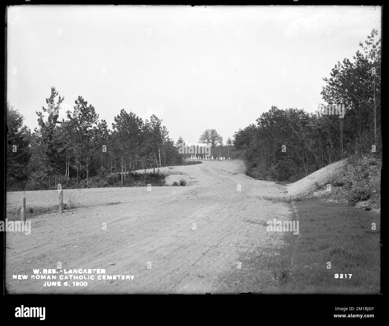 Wachusett Reservoir, new Roman Catholic Cemetery, Lancaster, Mass., Jun ...