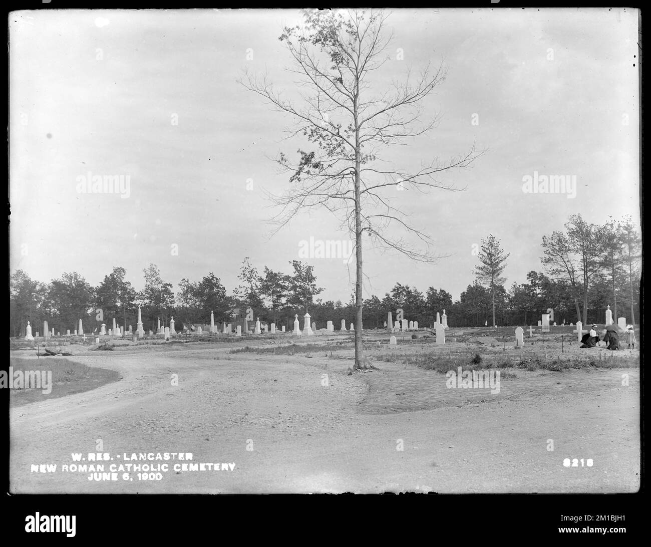 Wachusett Reservoir, new Roman Catholic Cemetery, Lancaster, Mass., Jun ...