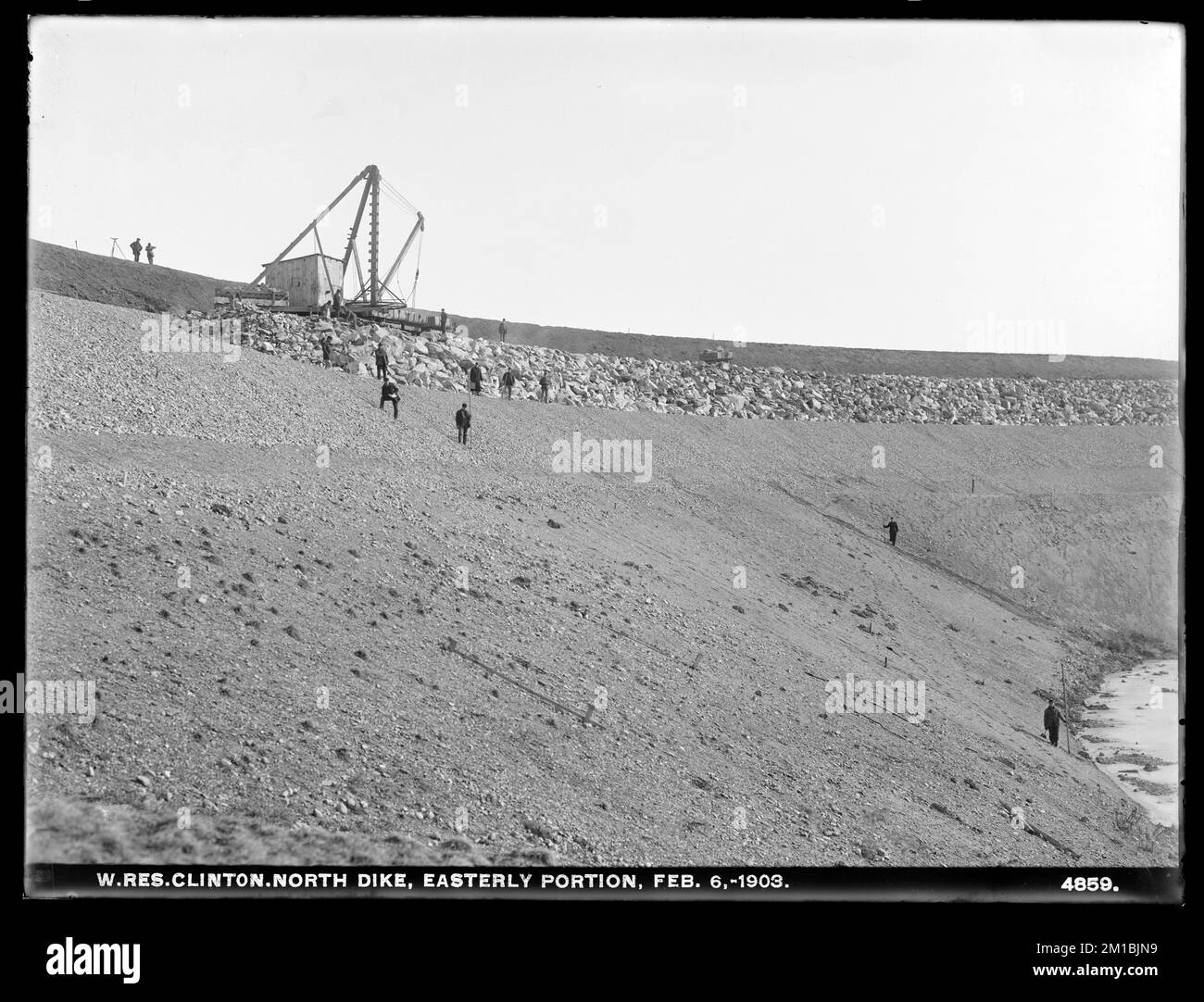Wachusett Reservoir, North Dike, easterly portion, Clinton, Mass., Feb ...
