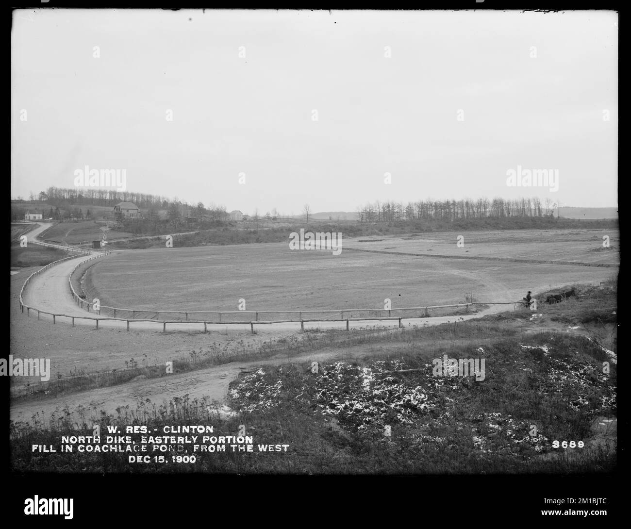 Wachusett Reservoir, North Dike, easterly portion, fill in Coachlace ...