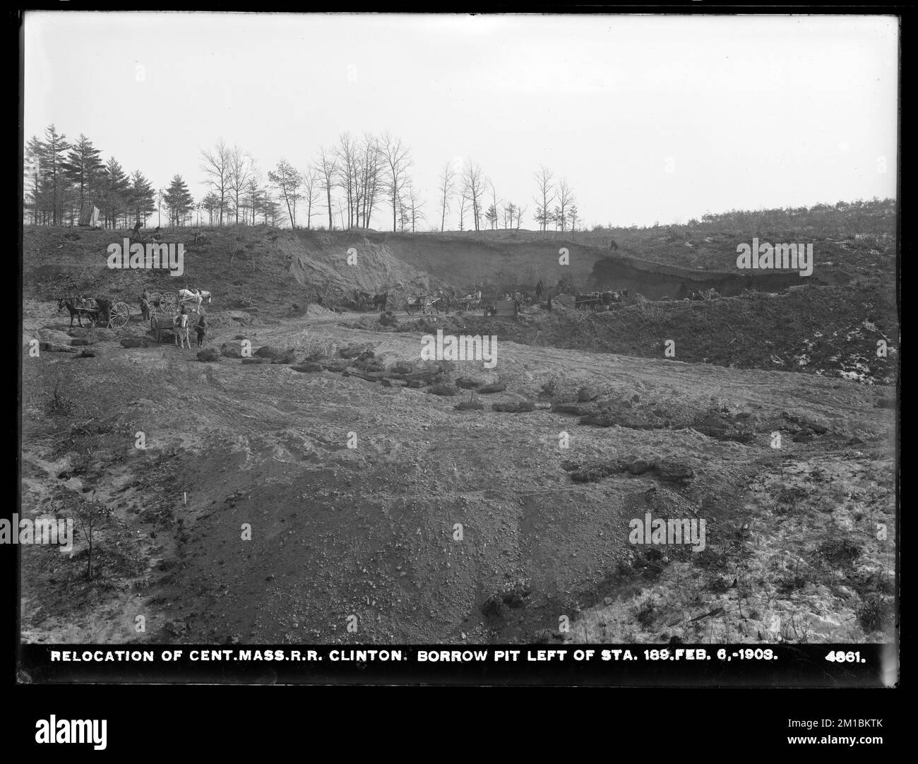Borrow pit Black and White Stock Photos & Images - Alamy