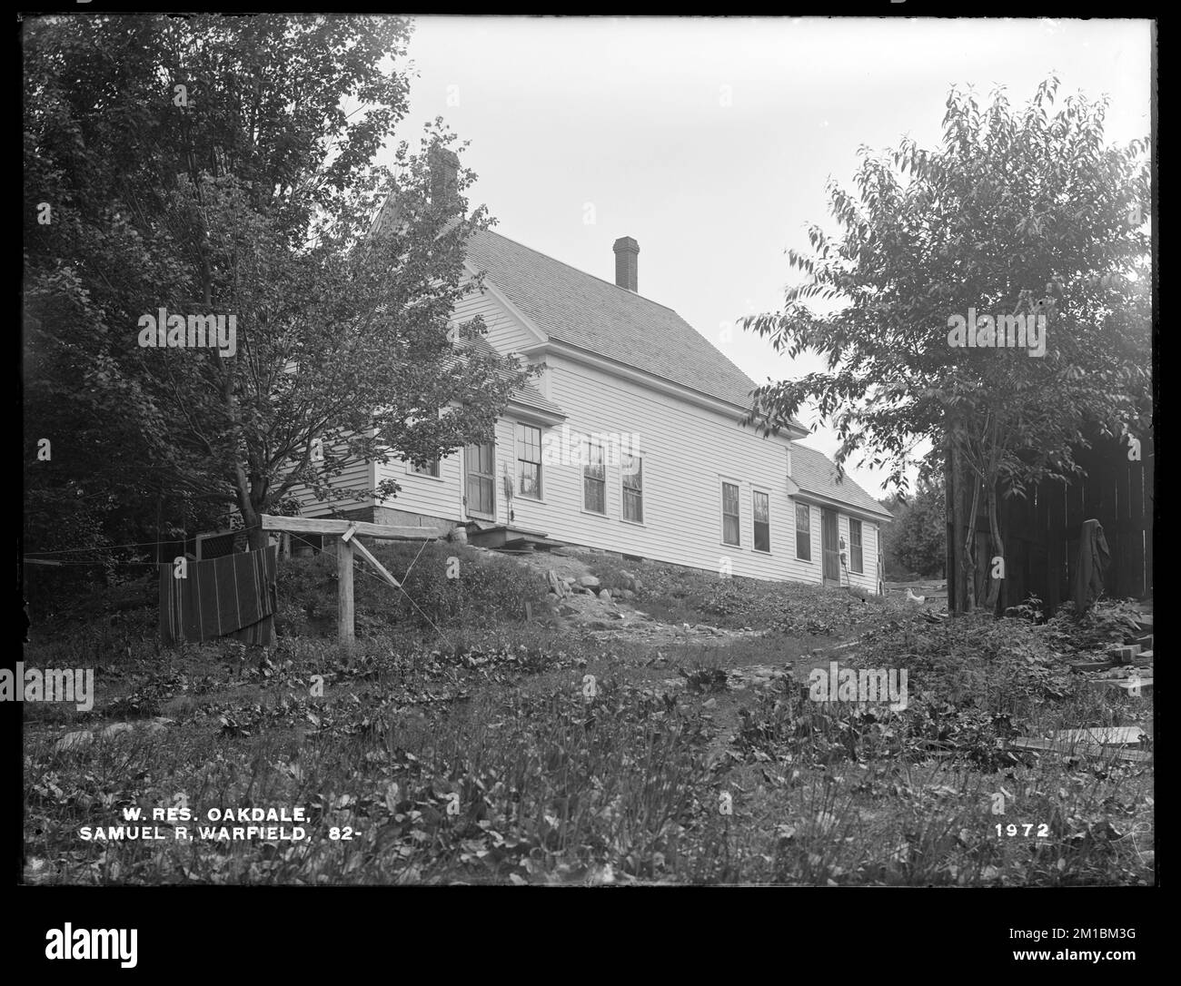 Wachusett Reservoir, Samuel R. Warfield's tenement house, next west on ...