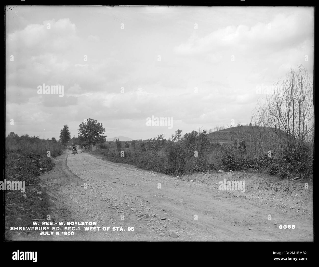 Wachusett Reservoir, Shrewsbury Road, Section 1, west of station 95 ...