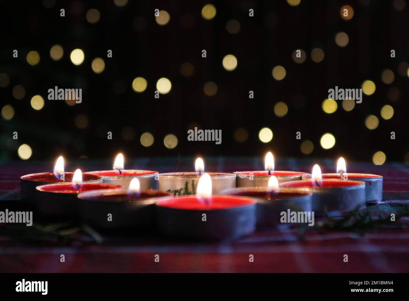Retro candlelight hi-res stock photography and images - Alamy