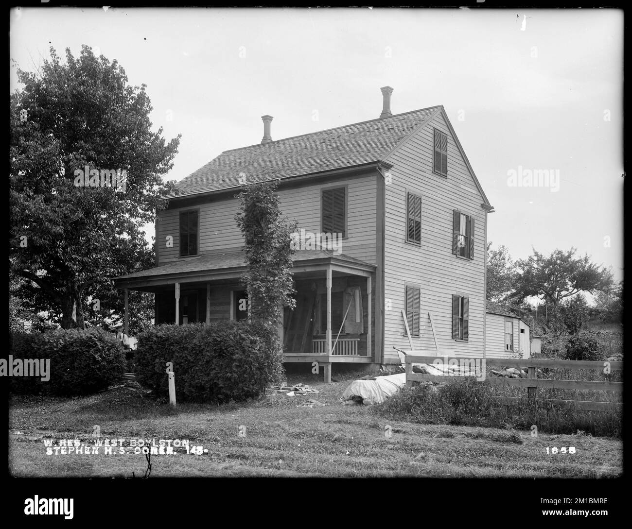 Wachusett Reservoir, Stephen H. Spooner's house, on the westerly side ...