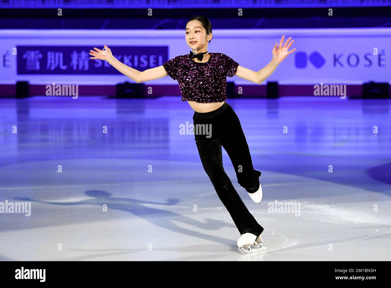 Turin, Italy. 11th Dec, 2022. Jia Shin of Korea performs in the Gala Exhibition during day four ...
