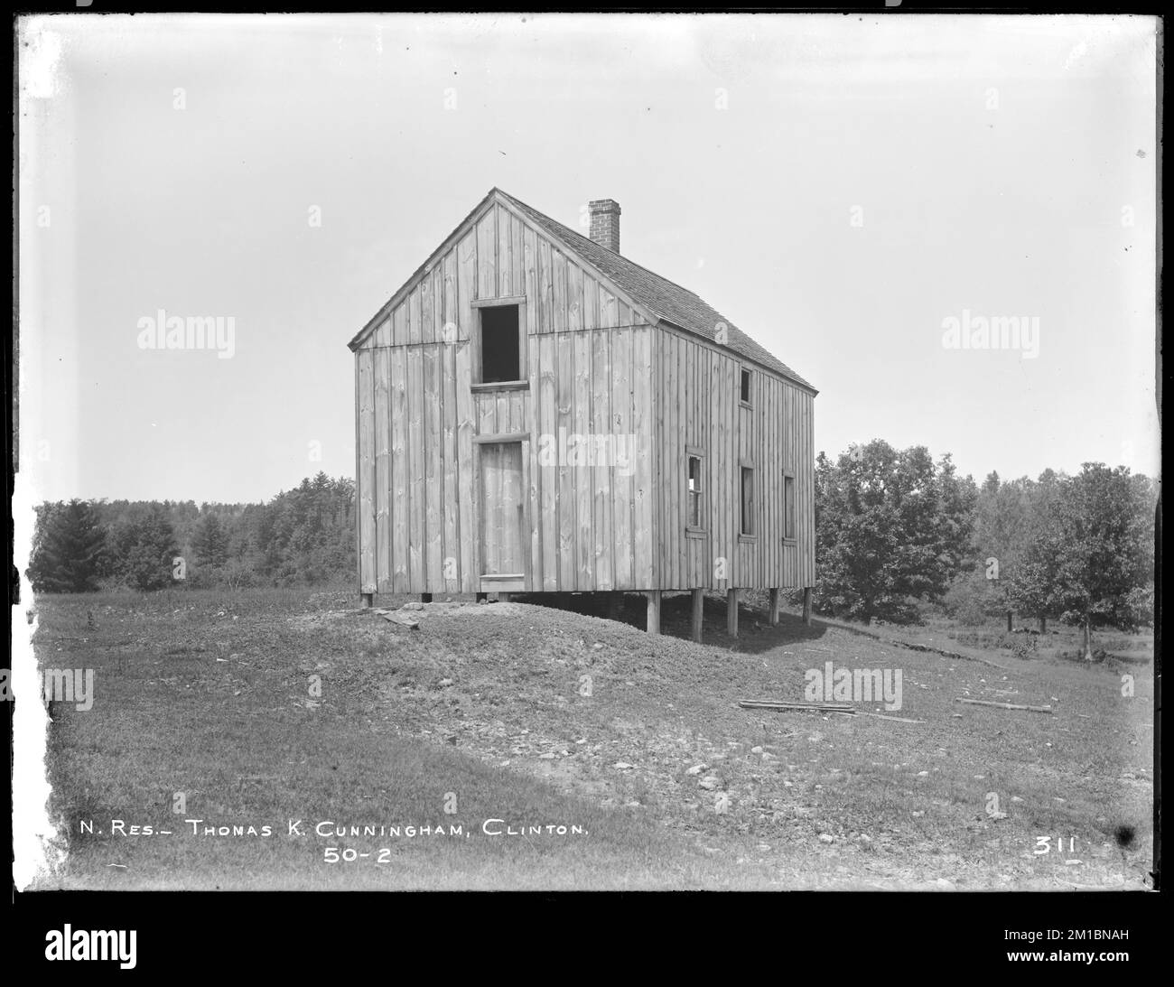 Wachusett Reservoir, Thomas K. Cunningham's house, near old brickyard ...